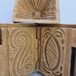Collectible Norwegian Butter Form - Traditional Hand Carved Butter ...