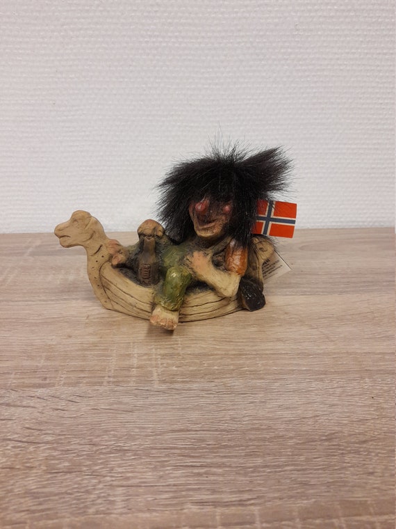 Norwegian Fosse troll figurine Mid-century Norwegian | Etsy