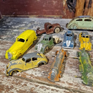 Hand Cast Metal Hubley Cars,big Lott of Vintage Toys,americana,american ...
