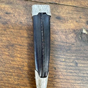 Hand-crafted Hartkopf Solingen Knife, Bavarian Lion, Stag Horn Handle ...