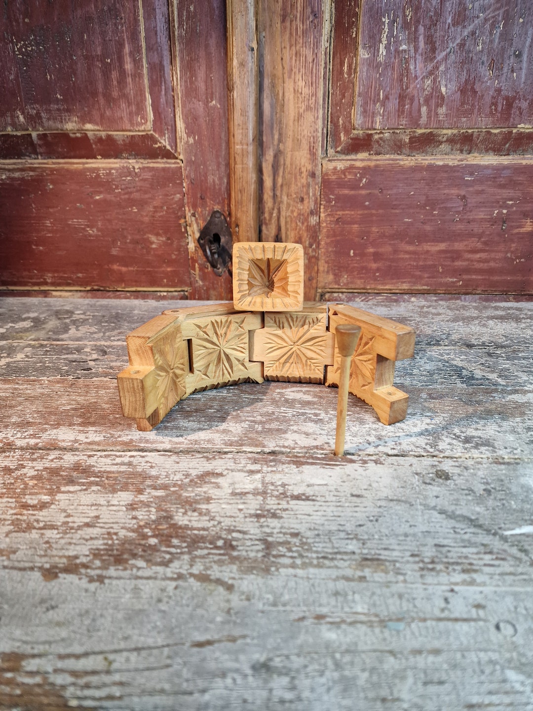 Vintage Norwegian Butter Form - Hand Carved Butter Form Mold - Etsy