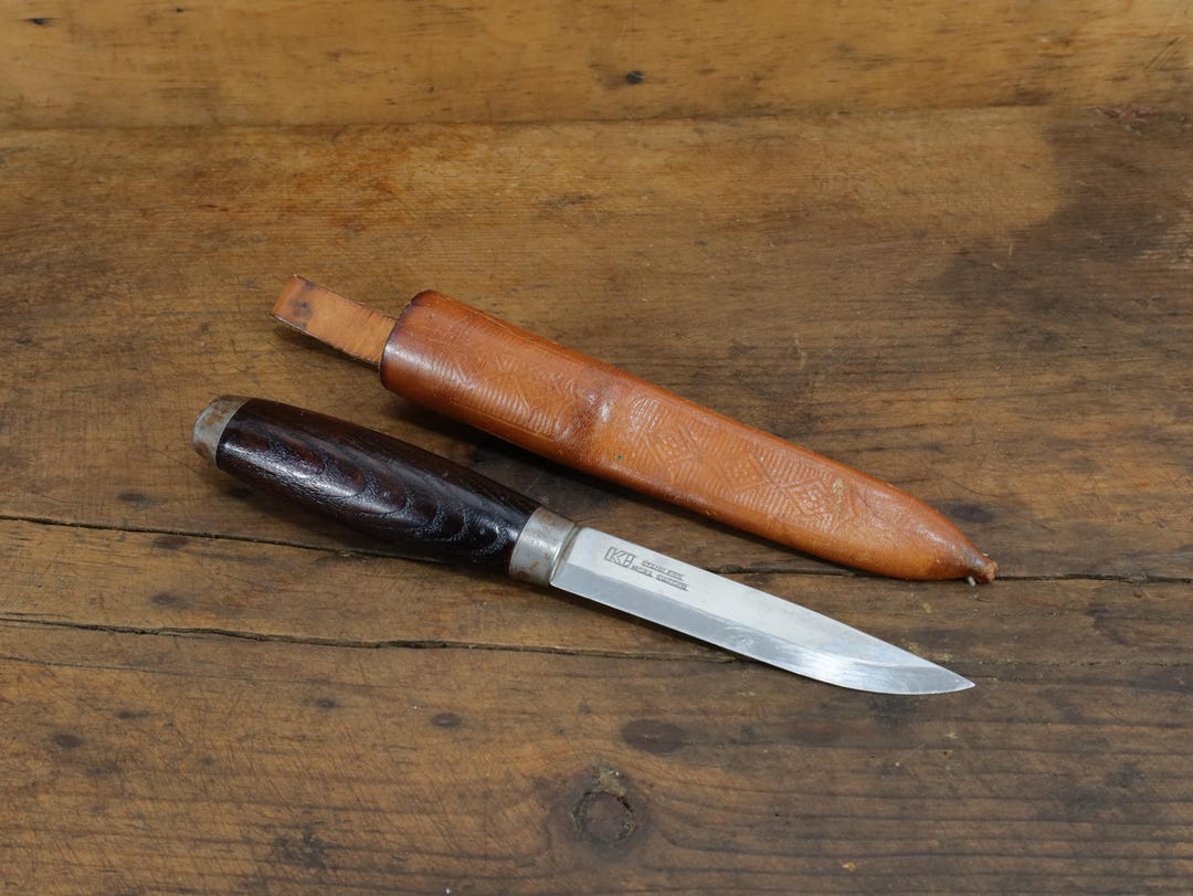 Vintage Frosts Mora Knife | Swedish Laminated Steel Blade | Original ...