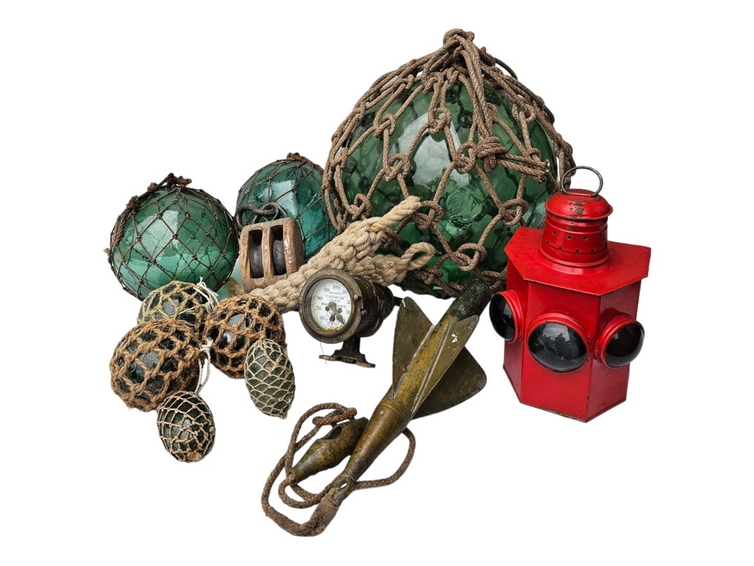 Huge Rare Glass Float - Maritime Decor - Museum Piece - Hand Blown ...