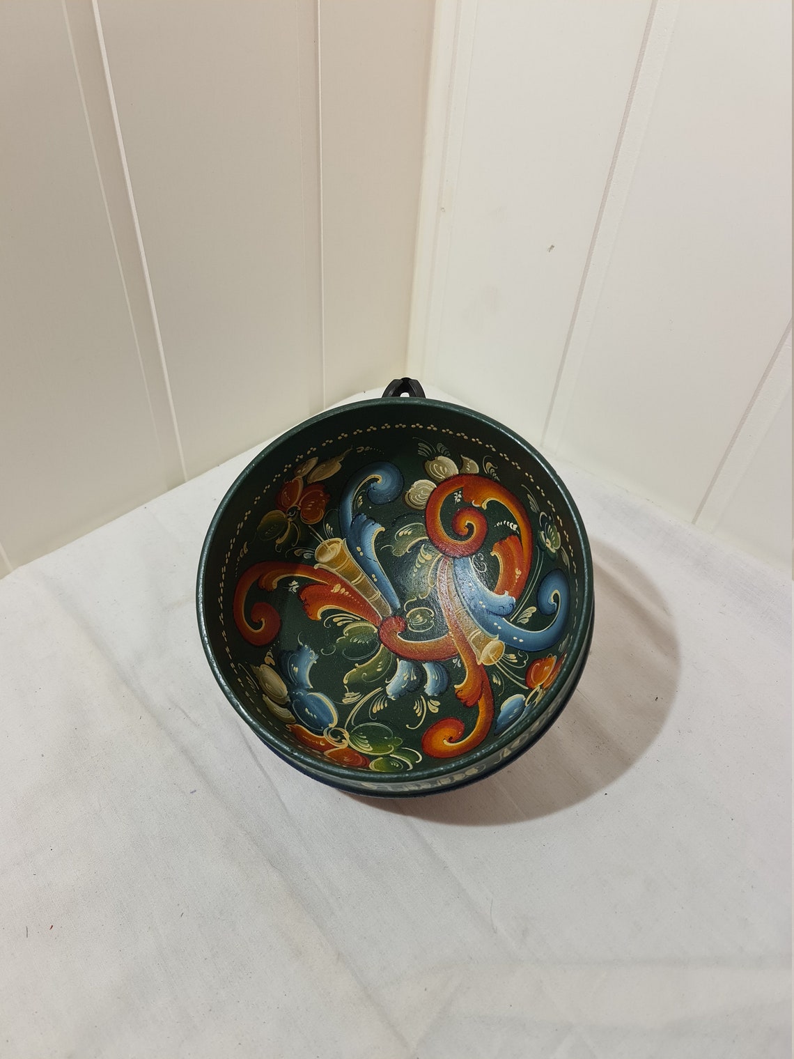 Norwegian Rosemaling Vintage Bowl Rosemalt Rosemalt Bowl - Etsy