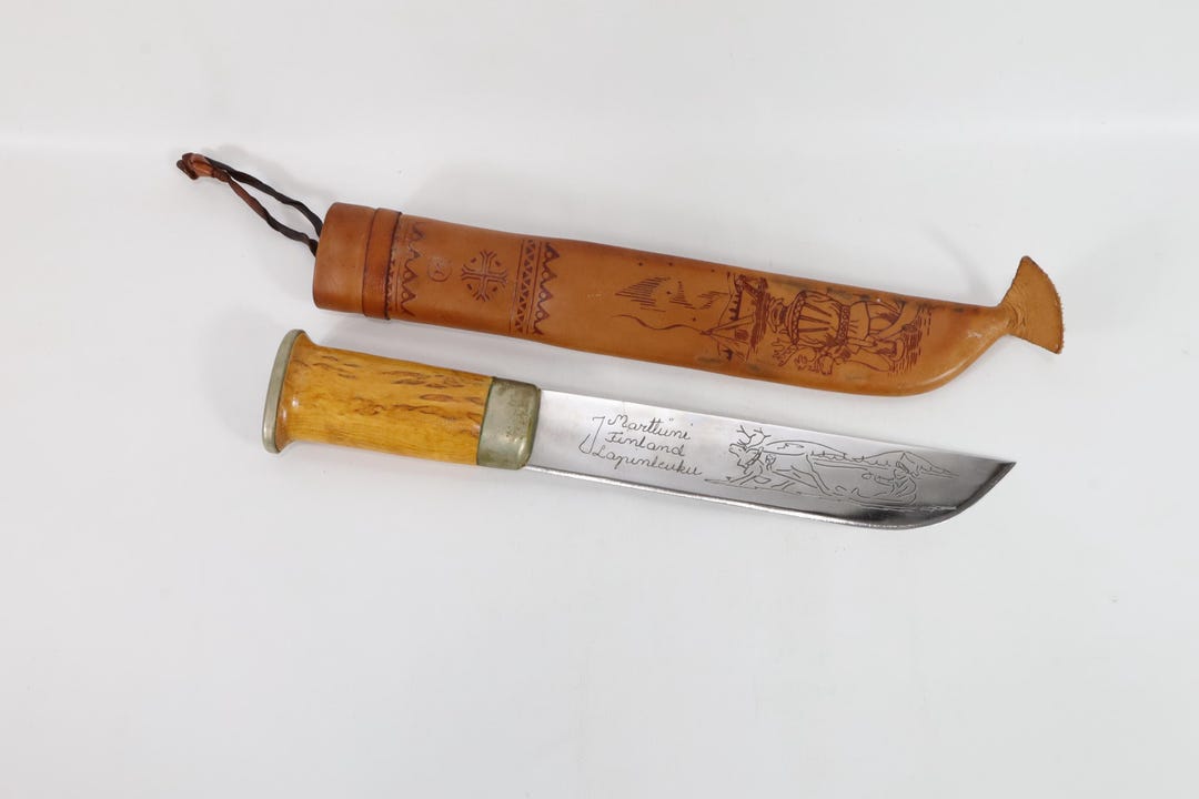 Vintage Marttiini Sami Knife From Finland - Collectible Scandinavian ...