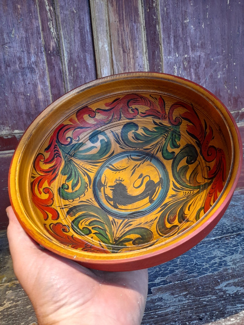 Stunning Antique Ale Bowl With Beautiful Motif Inside - Etsy