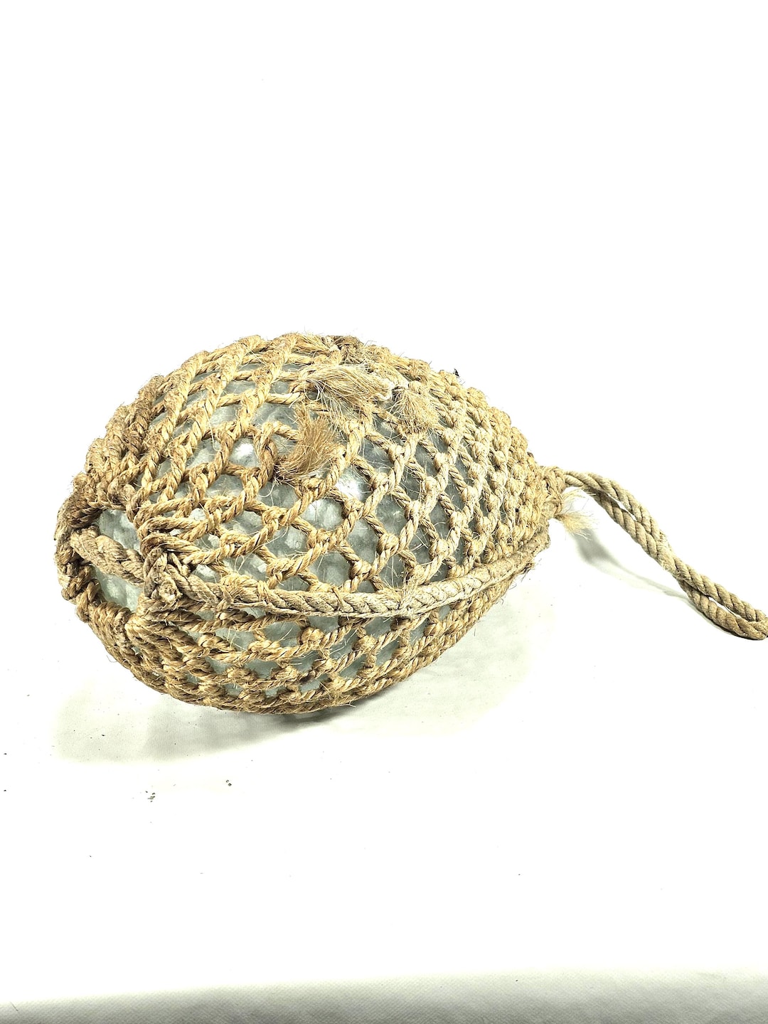 Very Rare Large Norwegian White Glass Float 1800s | Antique Tear Drop ...