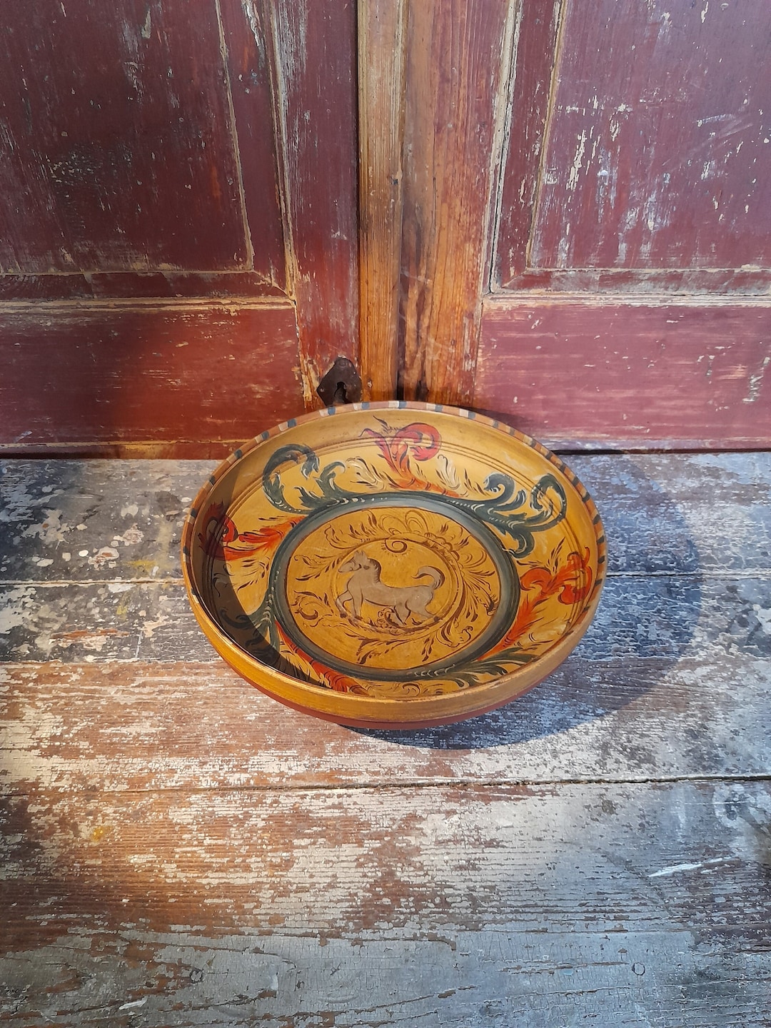Stunning Antique Ale Bowl With Beautiful Motif Inside - Etsy