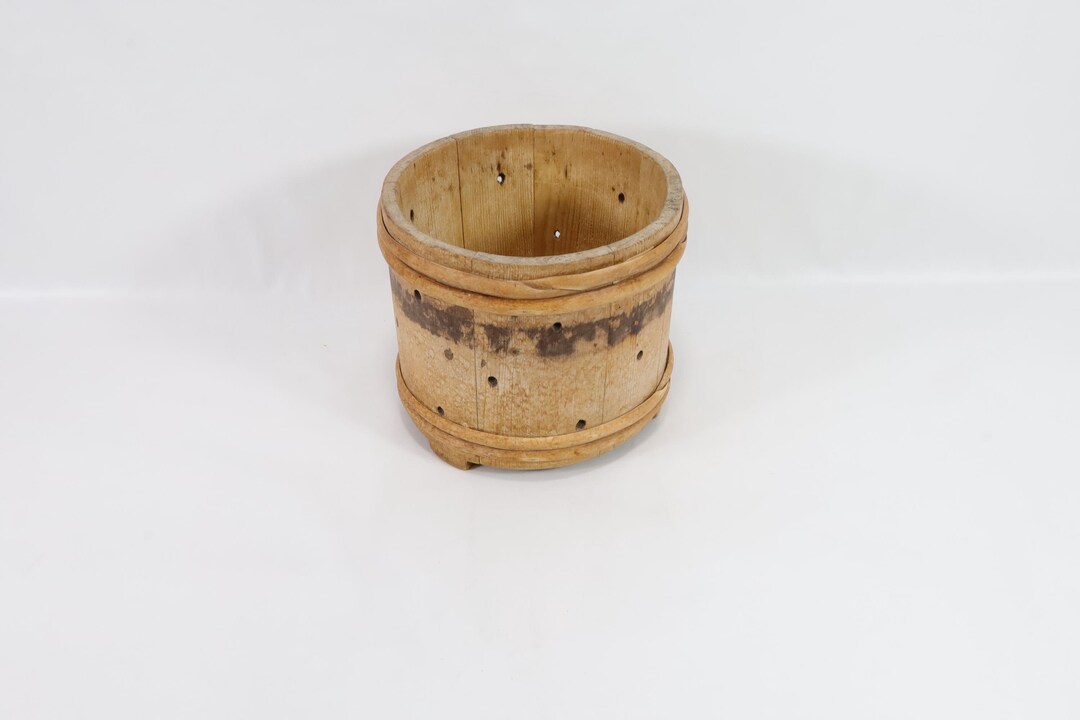 Antique Norwegian Butter Bucket From 19th Century - Butter Bucket With ...