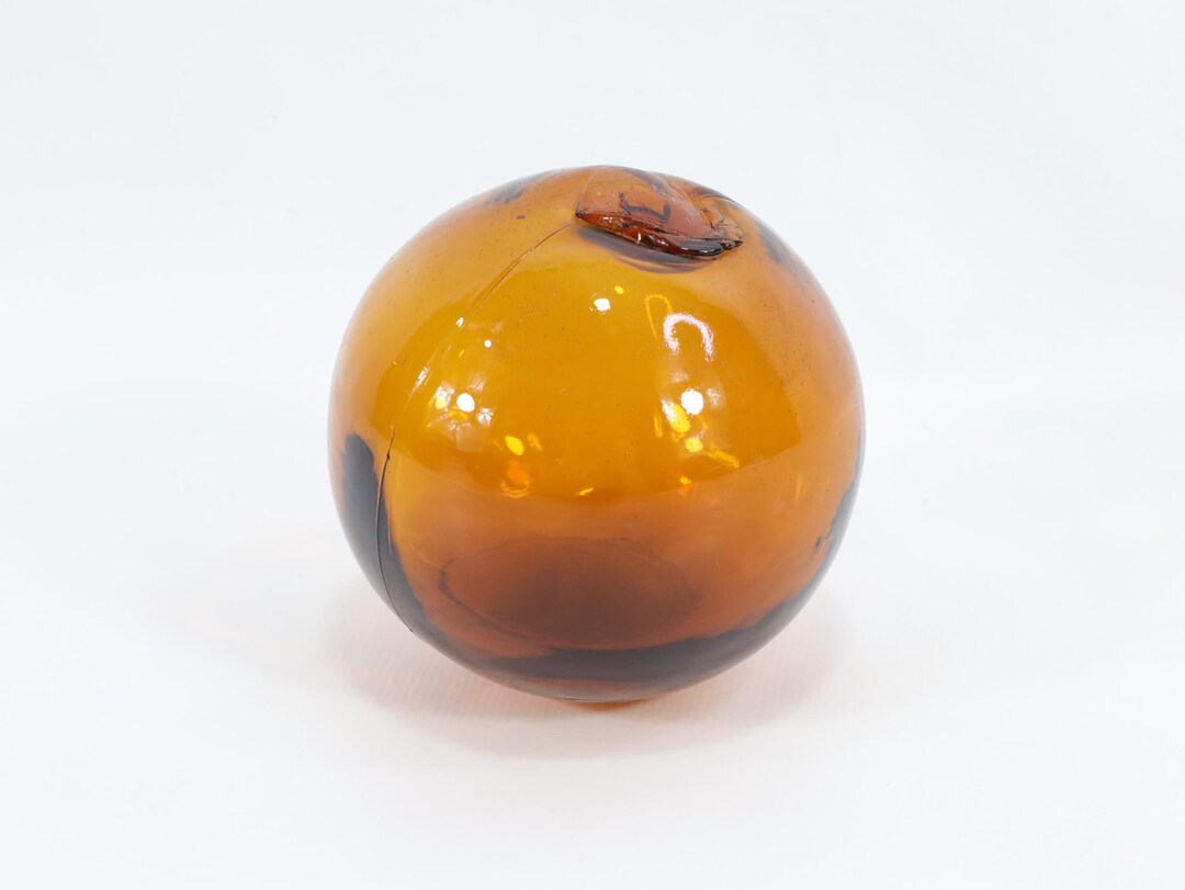 Hand-blown Glass Float 1920s | Norwegian Nautical Collectible ...
