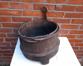 Antique Farm Bucket - Etsy