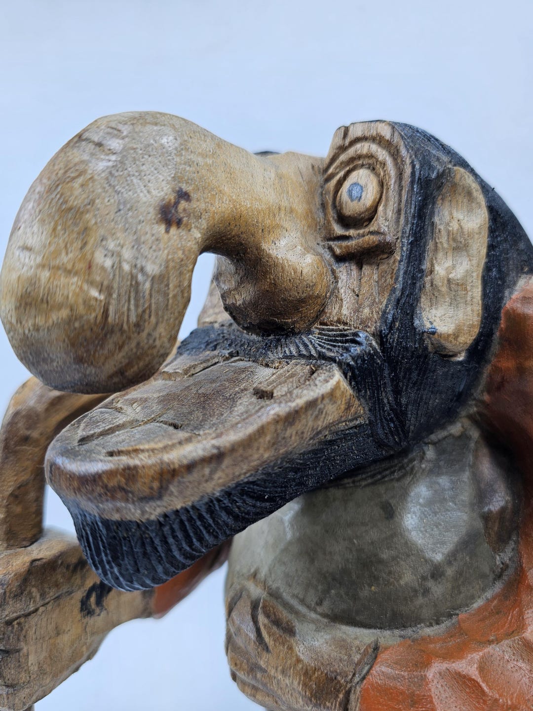 Unique Hand-painted Norwegian Folklore Troll Collectible With Cane ...