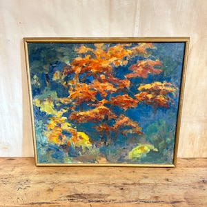 Stunning Vintage 1980s Oil Painting - Nature Motif by Y. Fonne ...