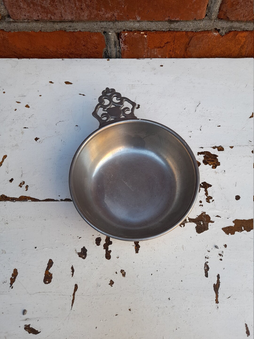 Norwegian Pewter Bowl, Mid-century Tin Sugar Bowl, Scandinavian Design ...