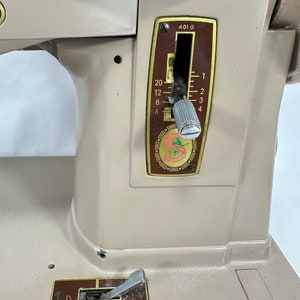 Vintage Singer 401G Slant 'O' Matic Heavy-duty Sewing Machine - Perfect ...