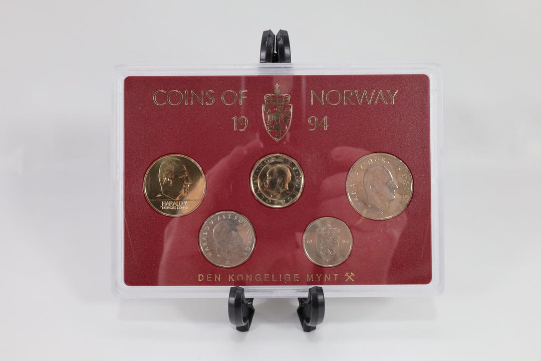Norway 1994 Coin Set|royal Mint Collection|uncirculated Collectible|history Enthusiast Gift|rare ...