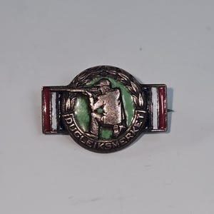 Norwegian Military Sharpshooter Badge | Silver Enamel Badge ...