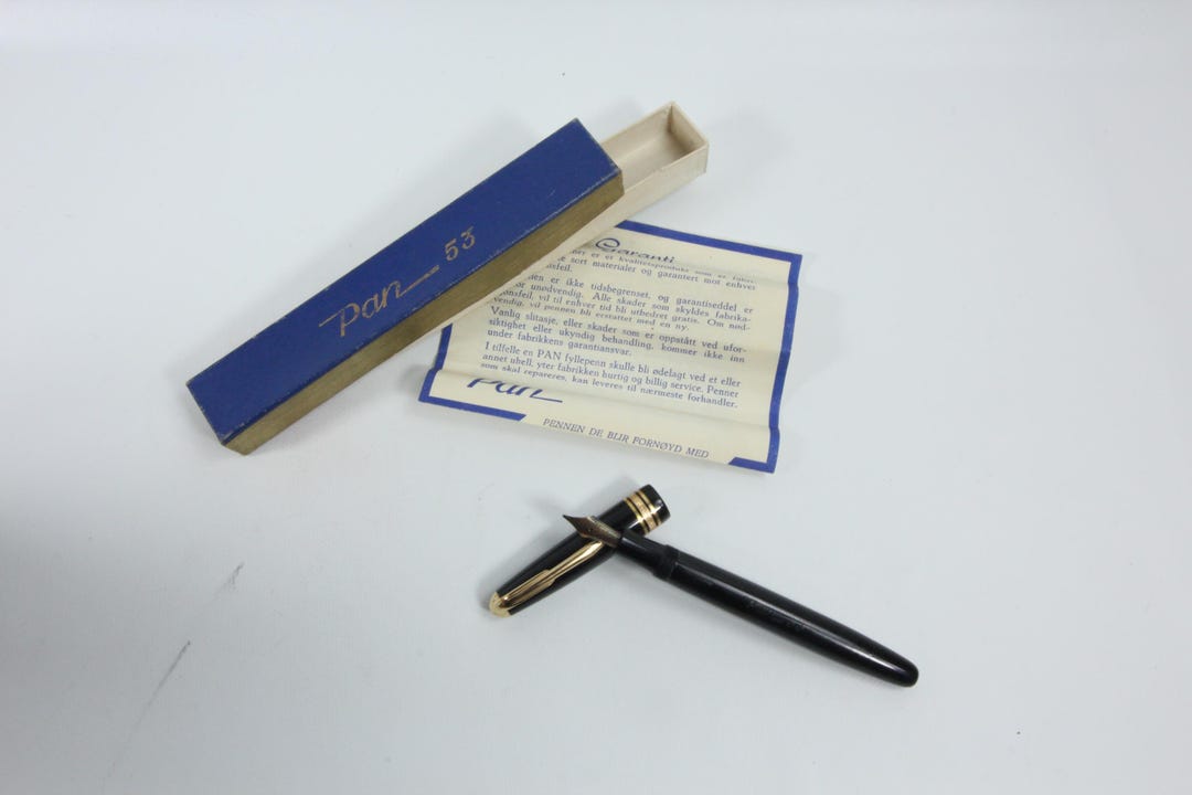 Norwegian Pan -53- Fountain Pen - Vintage Norwegian Writing Tool With ...