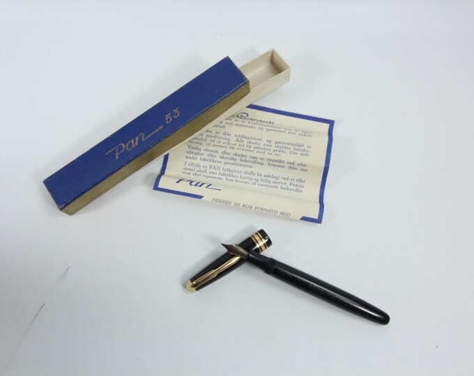Norwegian Pan -53- Fountain Pen - Vintage Norwegian Writing Tool With ...