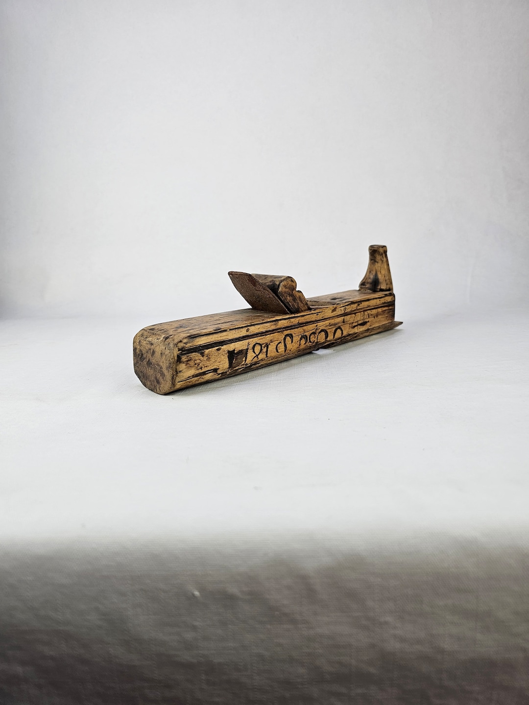 Authentic Handcrafted Woodworking Tool - Antique Wood Planner From ...