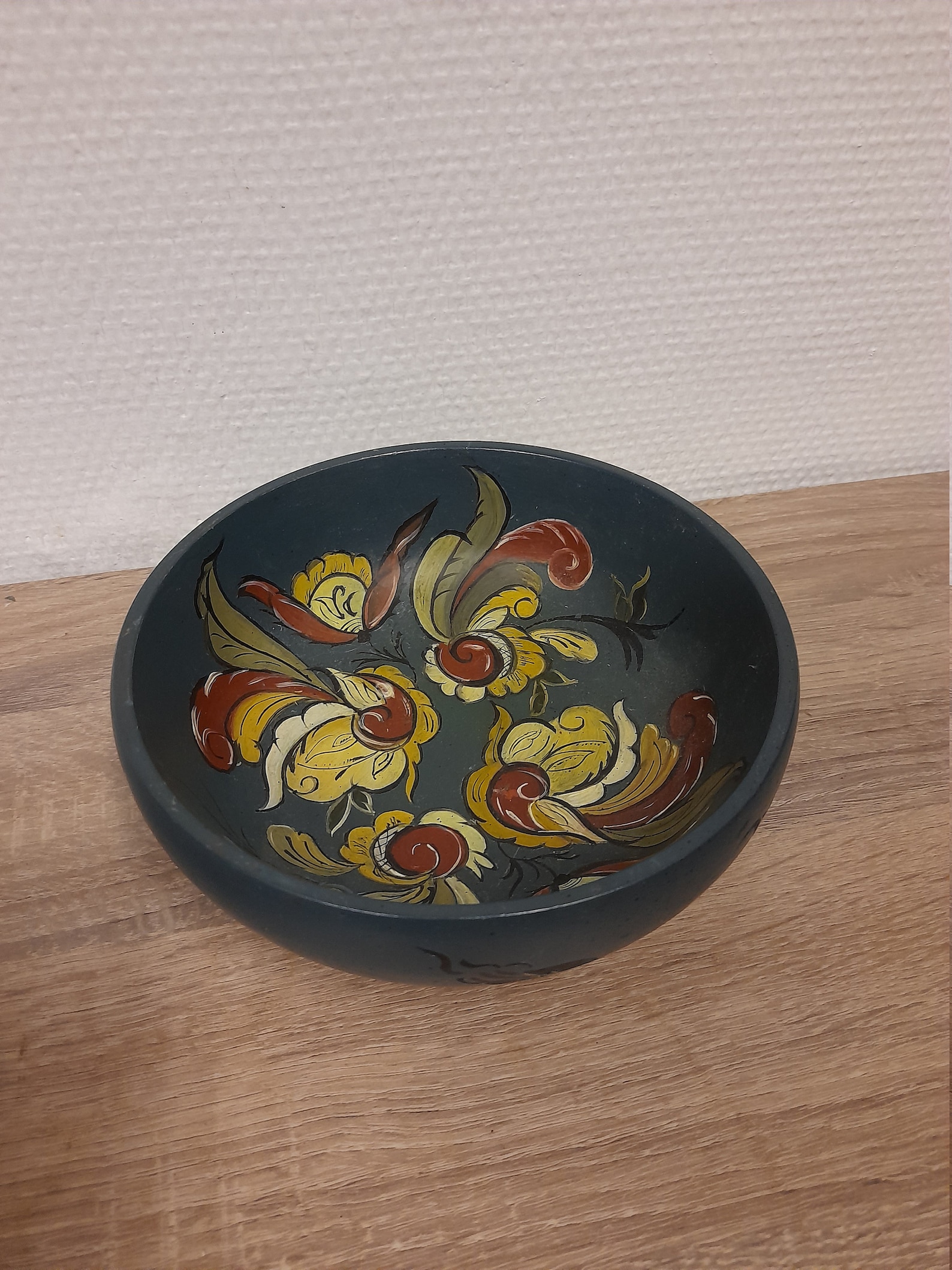 Norwegian rosemaling Vintage bowl rosemalt Rosemalt bowl | Etsy