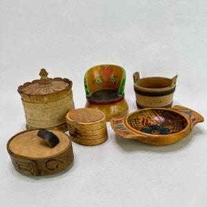 Charming Collection of Miniature Peasant Antiques - A Treasure Trove of ...