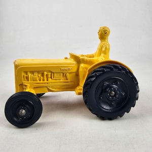Norwegian Vintage Vinyl Toy - Collectible Tomte Laerdal Tractor - Rare ...