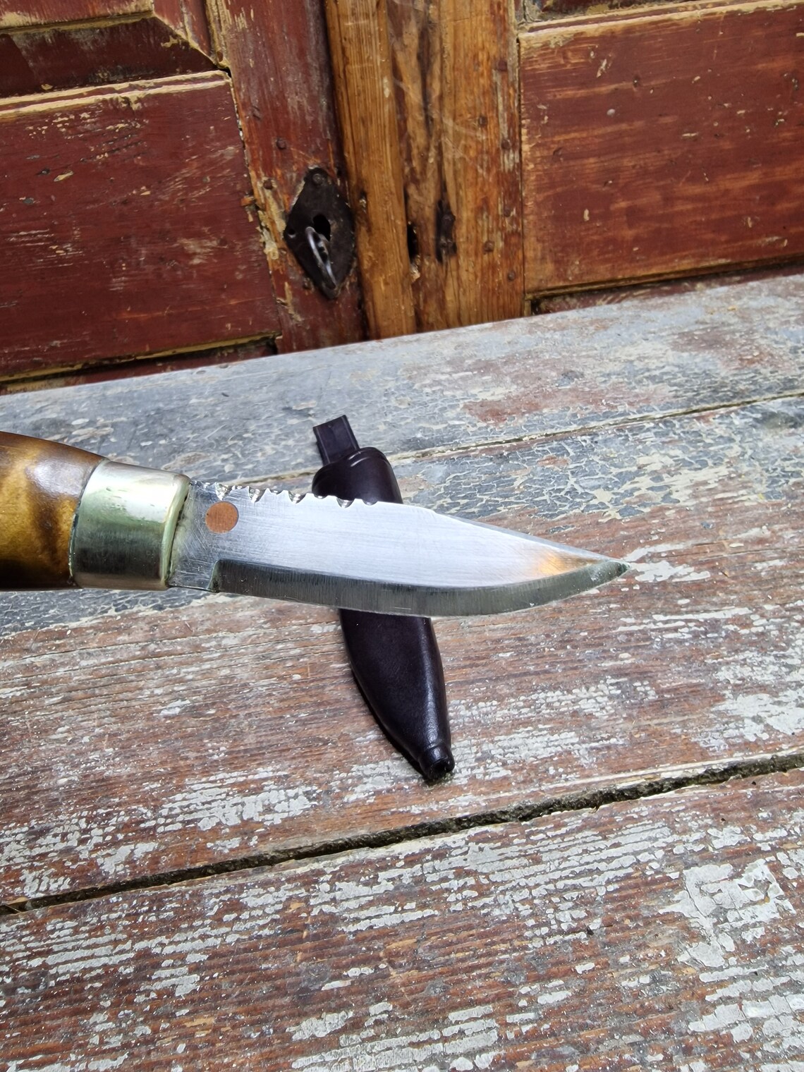 Exquisite Norwegian Handmade Collectible Knife With Forged Blade ...