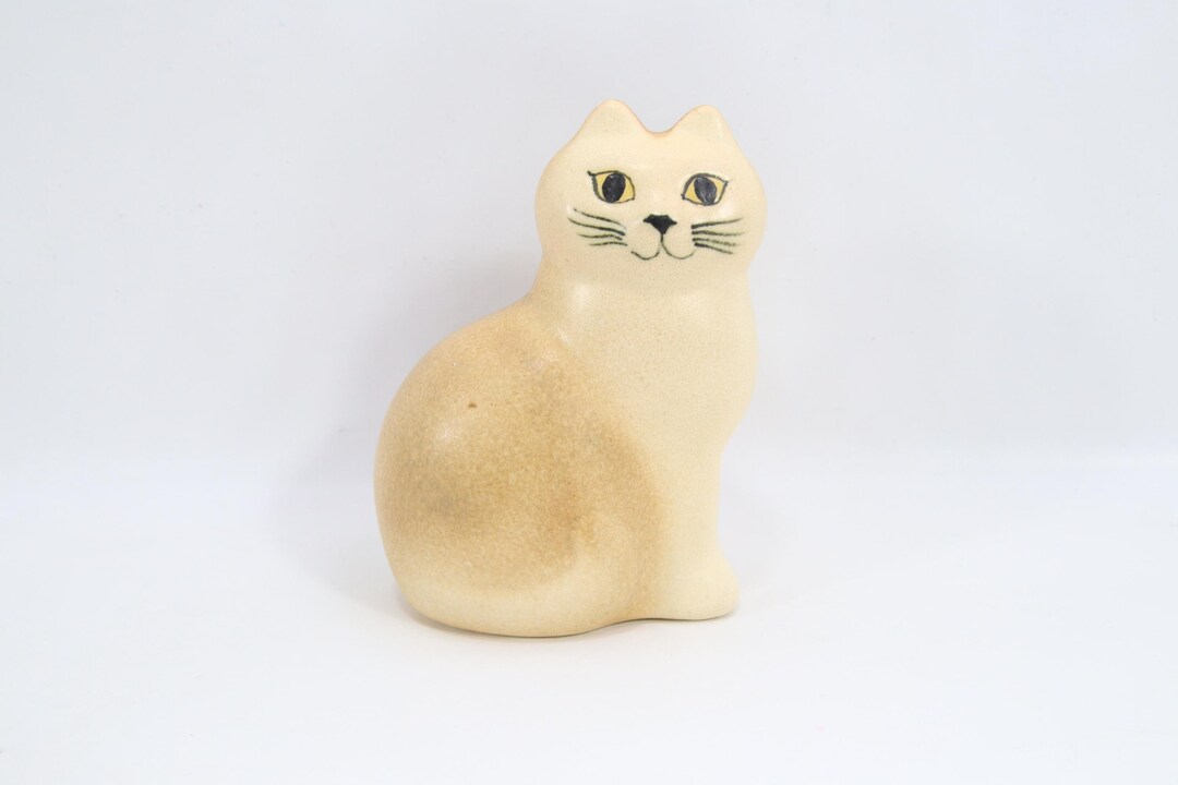Lisa Larson Måns Mini Cat Figurine | Vintage Scandinavian Ceramic Art ...