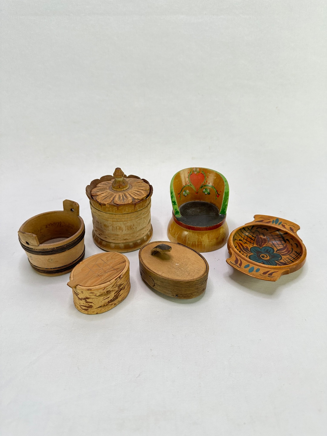 Charming Collection of Miniature Peasant Antiques - A Treasure Trove of ...