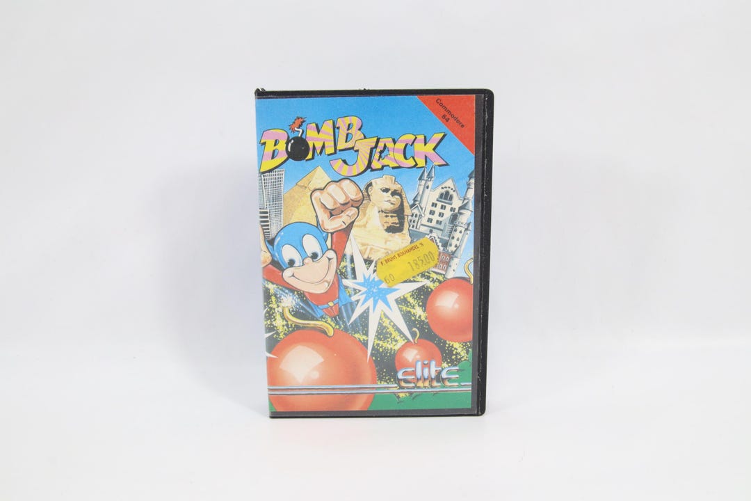 Bomb Jack C64 | 1985 Commodore 64 Cassette Game by Elite Systems ...