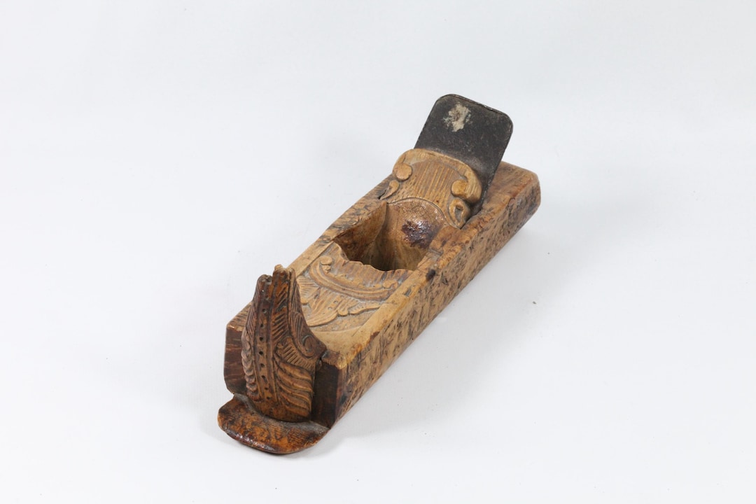 Authentic Antique Wood Planer | Handcrafted Woodworking Tool | 1800s ...