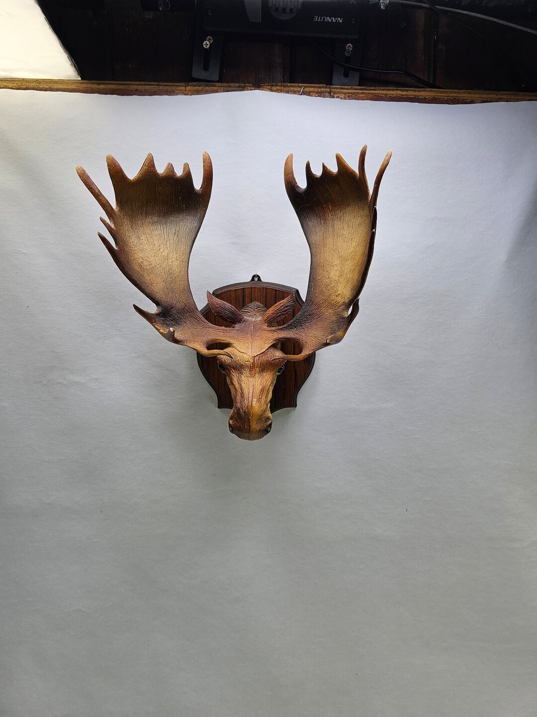 Mountain Cabin Decor - Wall Hung Elk Head Figurine - Perfect Rare Gift ...