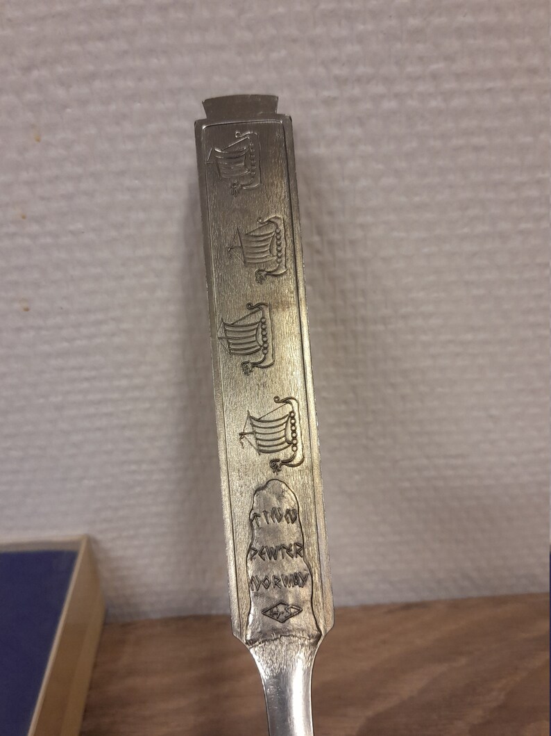 Konge Pewter Made in Norway 1980s Rare Object Pewter Spoon | Etsy