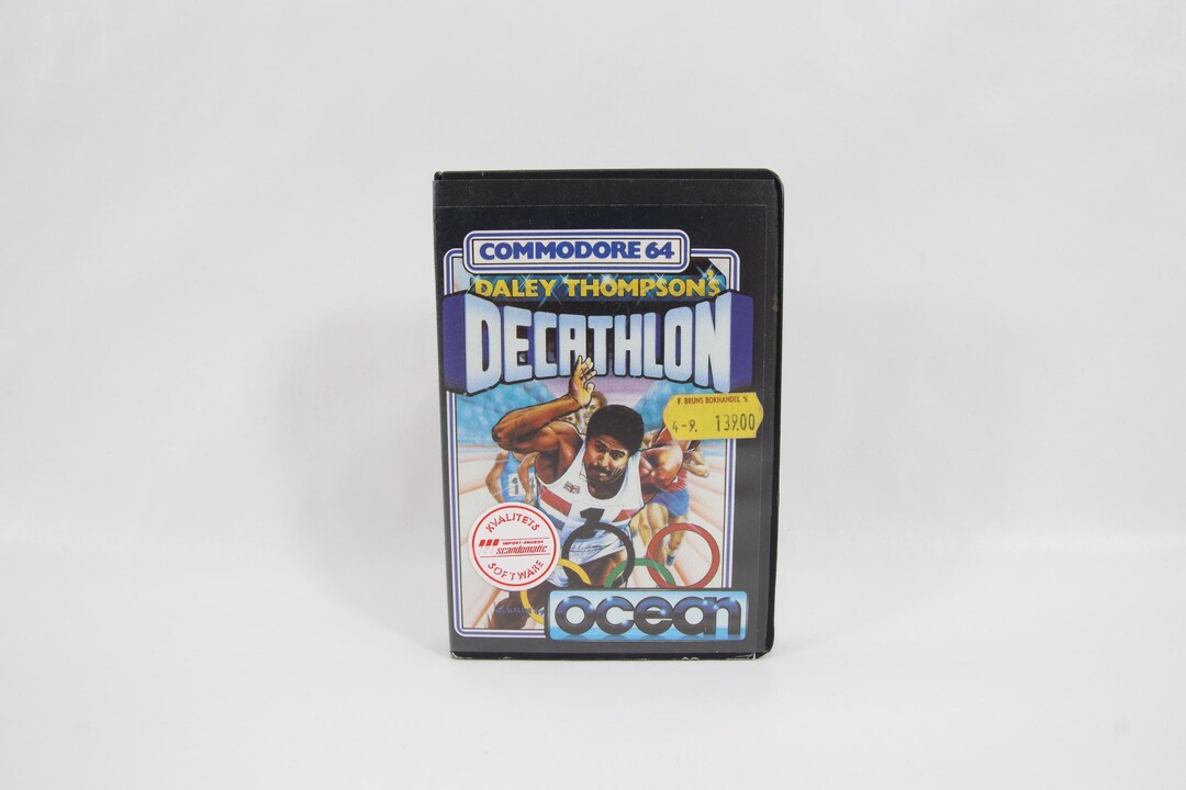 Daley Thompson’s Decathlon C64 | 1984 Commodore 64 Cassette Game by ...