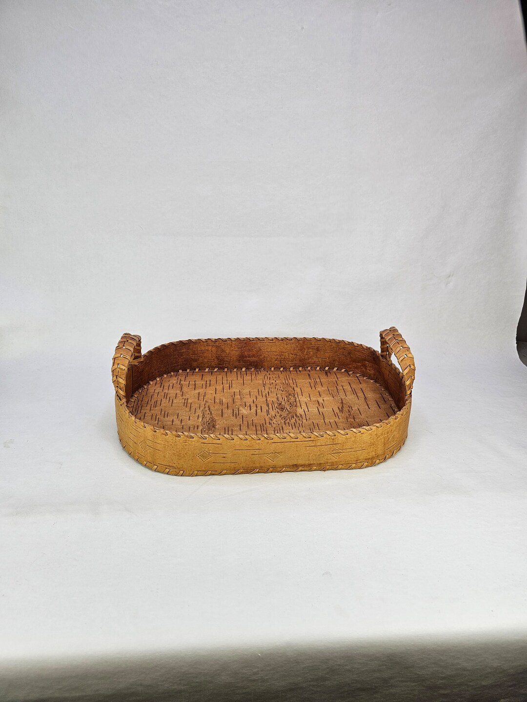 Hand Made Birch Wood Serving Tray - Raiser Tray - Hand Made Home Decor ...