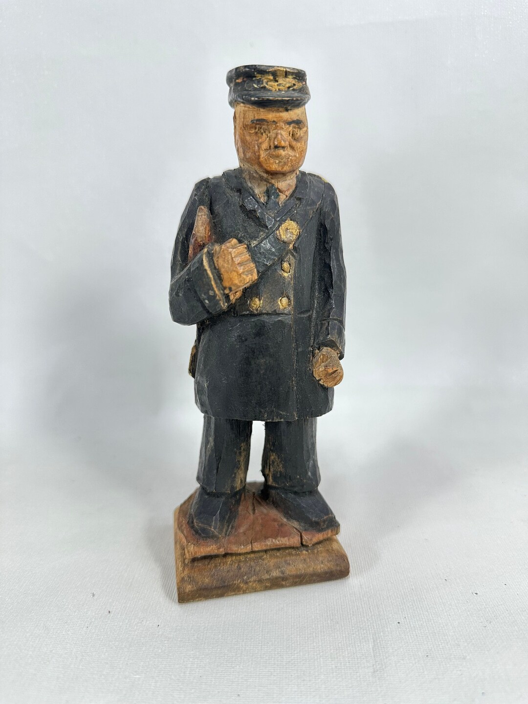 Rare Norwegian Sheriff Figure From 1890s - Hand Carved by Ragnvald ...