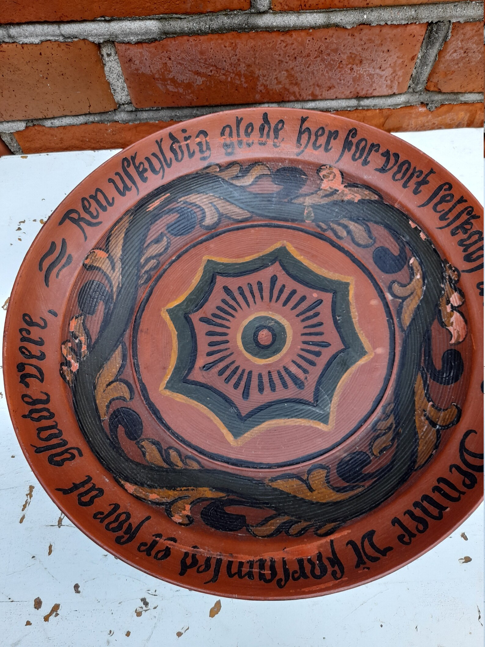 Fantastic Ale Bowl From 1900s, Telemark Rosemaling, Farmhouse Primitive ...