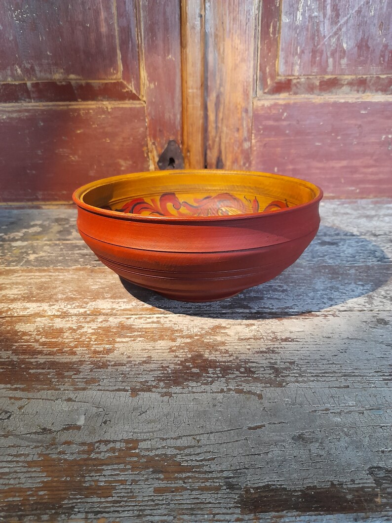 Stunning Antique Ale Bowl With Beautiful Motif Inside - Etsy