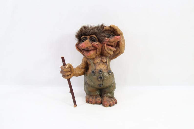 Nyform Double Headed Troll Figurine | Model 101 Norwegian Handmade ...