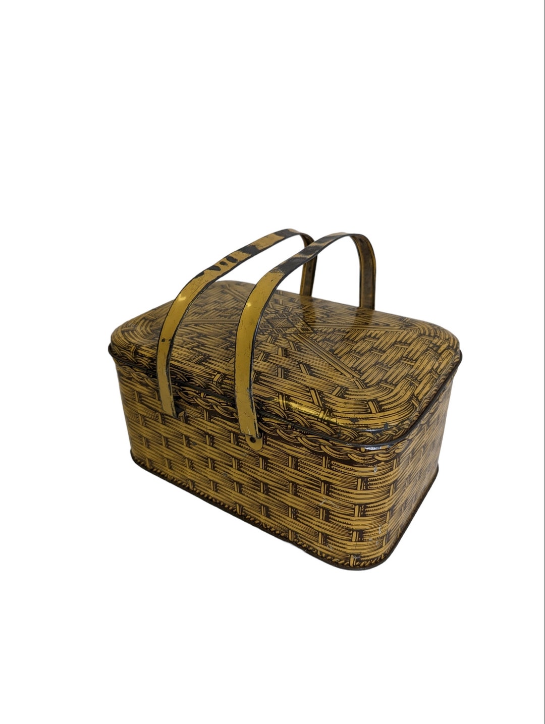 Vintage Norwegian Lunch Box 1950s - Old Metal Lunch Box - Etsy