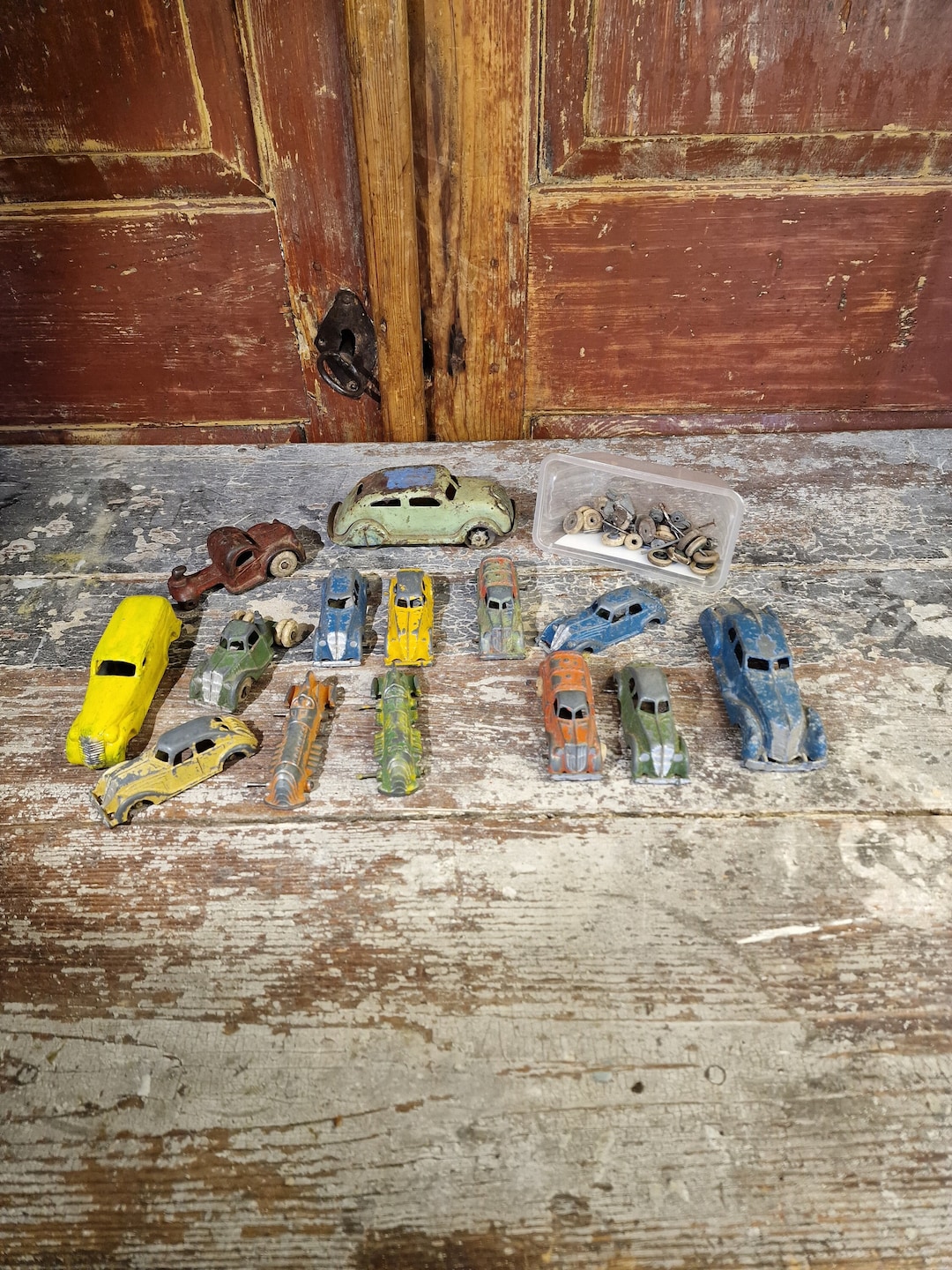 Hand Cast Metal Hubley Cars,big Lott of Vintage Toys,americana,american ...