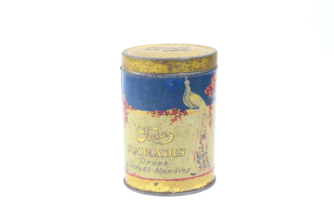 Freia "paradis" Candy Drops Tin Box | 1940 Vintage Collectible | Nordic ...