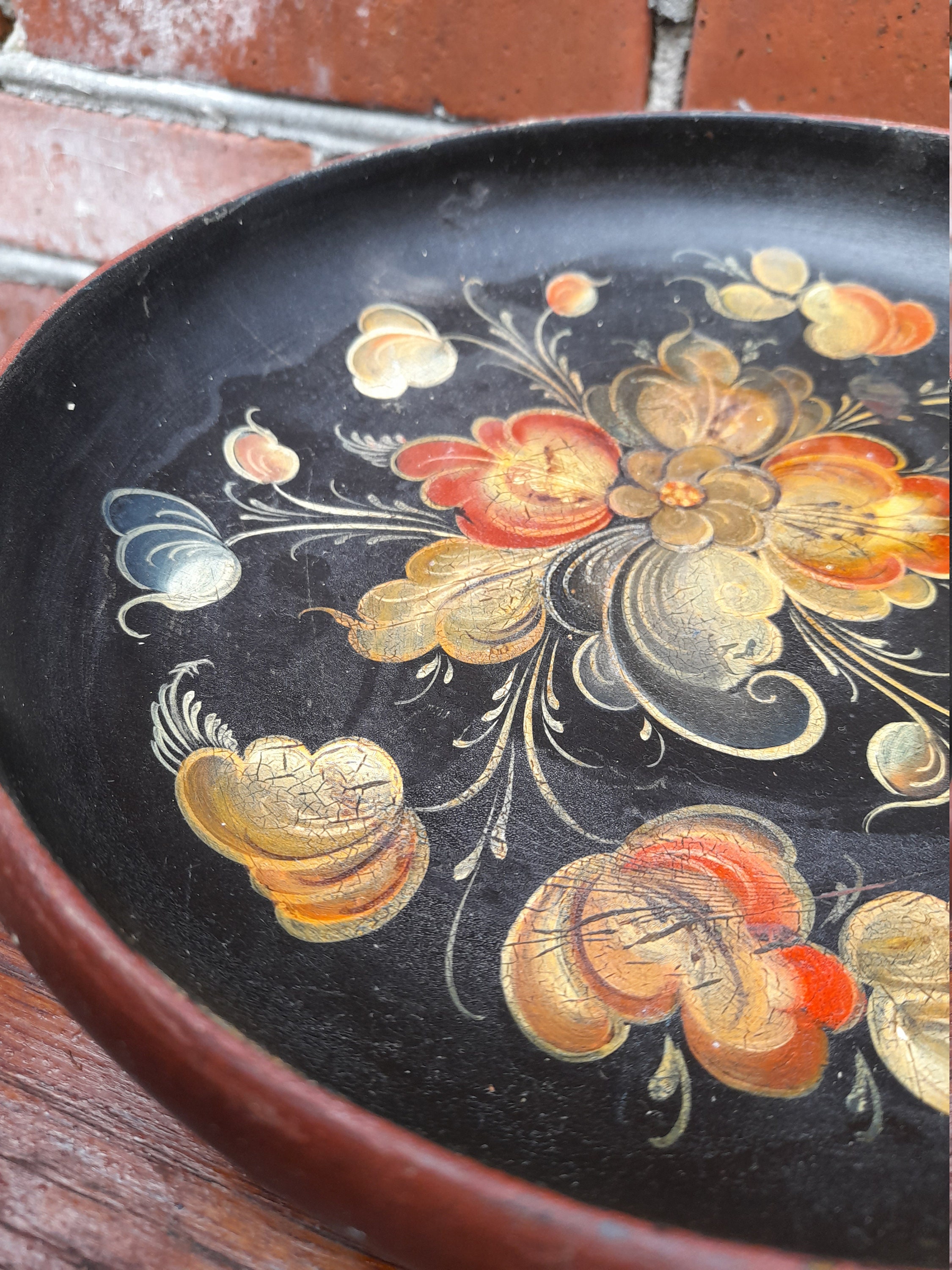Norwegian Rosemaling Vintage Bowl Rosemalt Rosemalt Bowl - Etsy