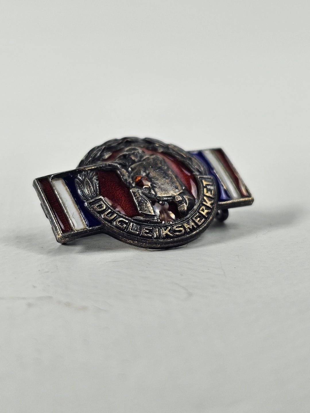 Norwegian Military Sharpshooter Badge | Silver Enamel Badge ...