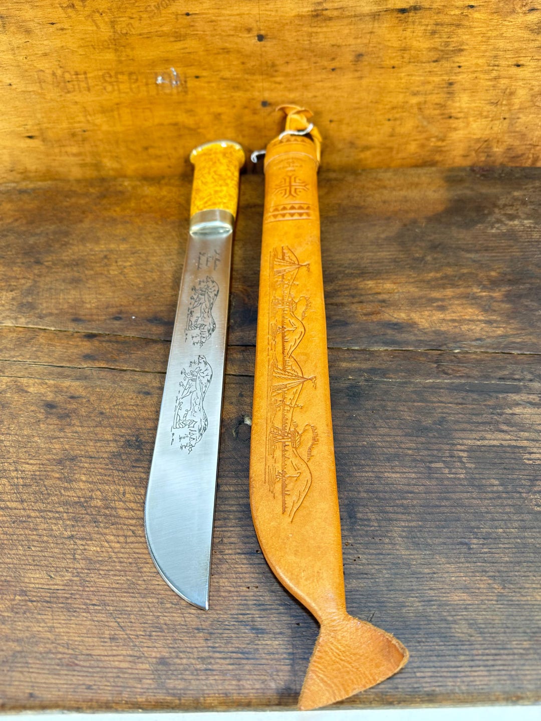 Handcrafted Finnish Sami Knife - Gift From the North, J. Marttiini ...