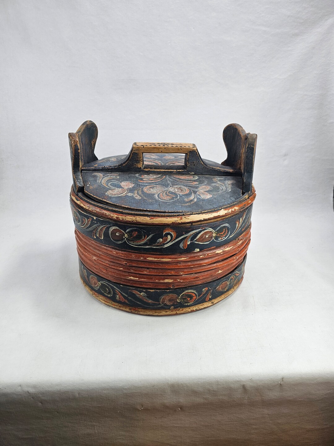 Rare récipient à bouillie antique norvégien sculpté à la main Datation ...
