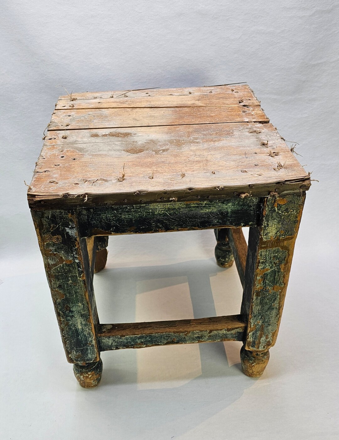 Stunning Antique Milking Stool Rustic Plant Stand Entryway - Etsy