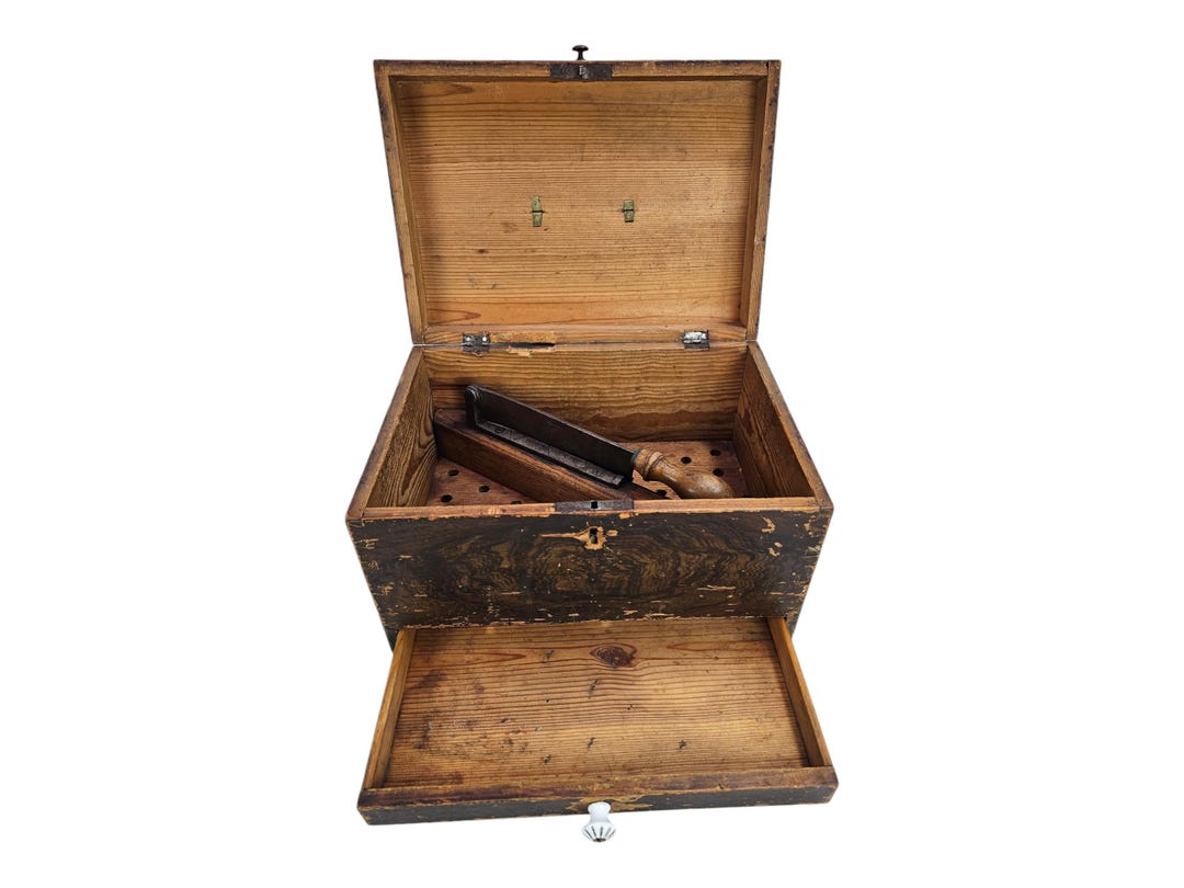 Rare Norwegian Antique Sugar Box With Swedish Cutter Blade, 1850-1880s ...