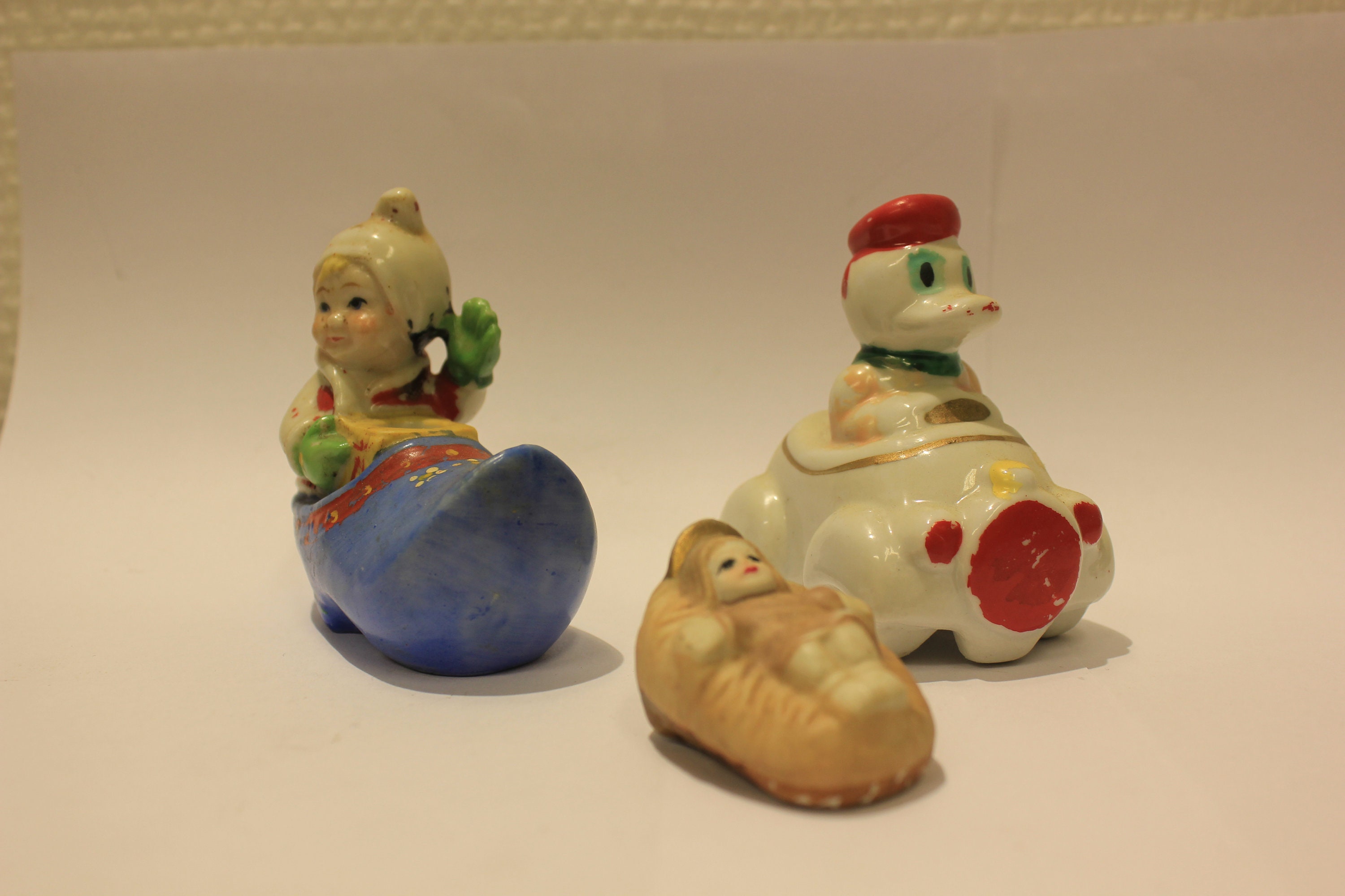 Collection of Three Small Porcelain Figures From the 50s | Etsy